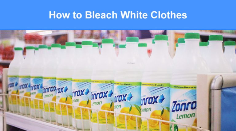 How to How to Bleach White Clothes (easy method) - Check Appliance