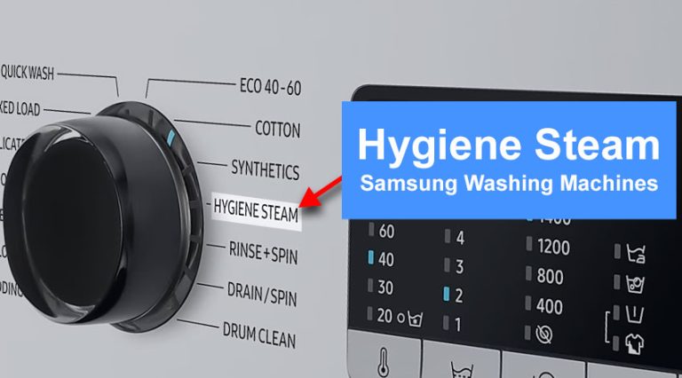 What Is Hygiene Steam On Samsung Washing Machines? - Check Appliance
