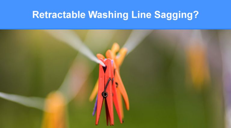 Retractable Washing Line Sagging? Here's how to make it tight again ...