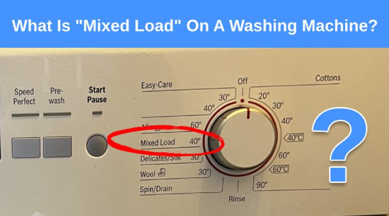What Is "Mixed Load" On A Washing Machine? - Check Appliance