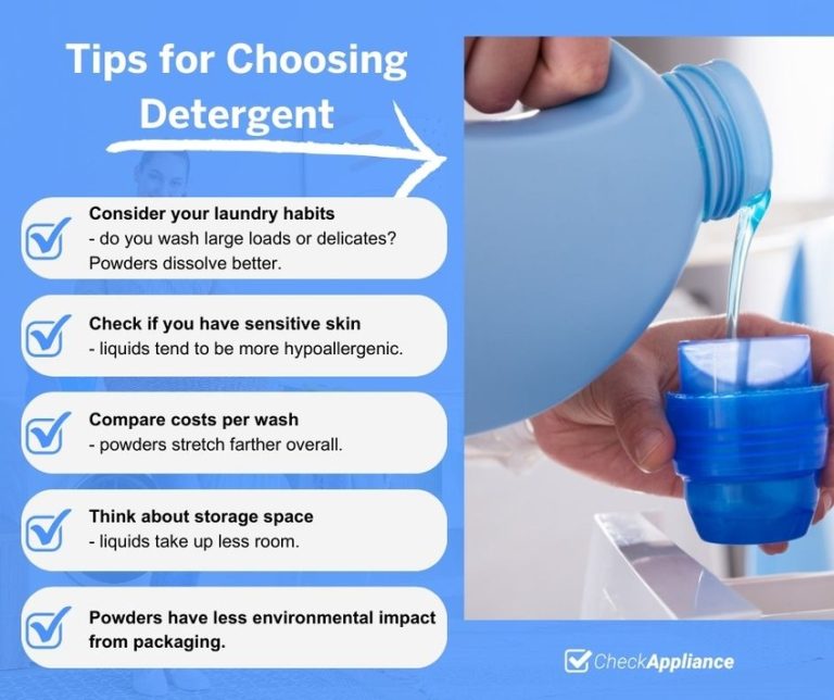 Liquid vs Powder Detergent For Washing Machines: Which is better ...