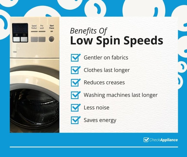 What’s The Lowest Washing Machine Spin Speed? - Check Appliance