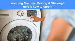 Washing Machine Moving & Shaking? Here's how to stop it - Check Appliance