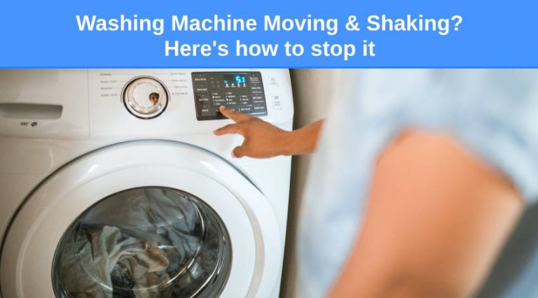 Washing Machine Moving & Shaking? Here's how to stop it - Check Appliance