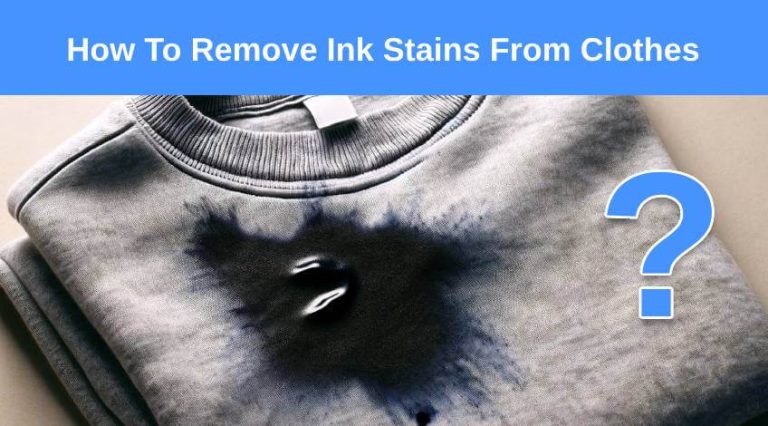 How To Remove Ink Stains From Clothes - Check Appliance